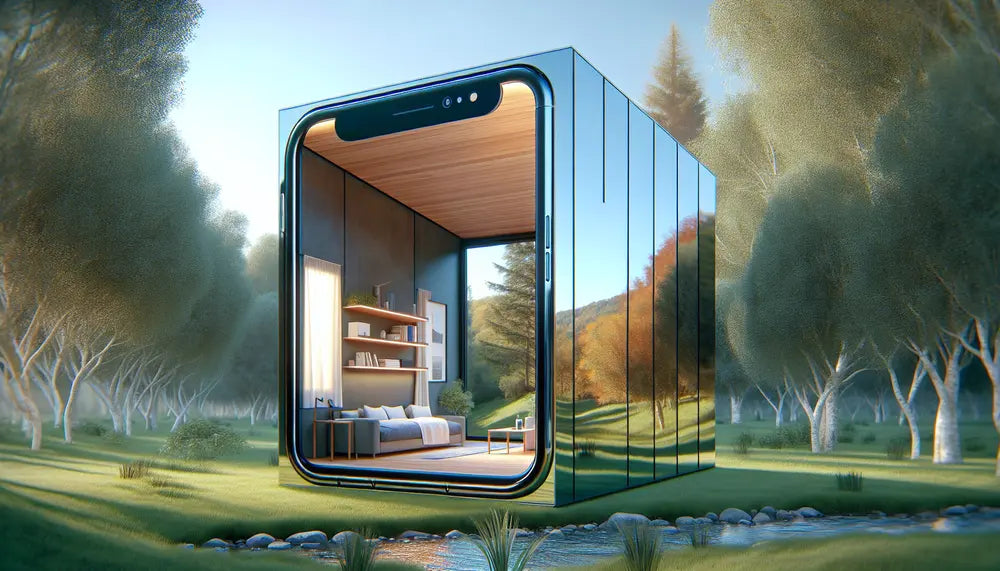 Apple Cabin: Das Tiny House im iPhone-Look erobert die Welt!