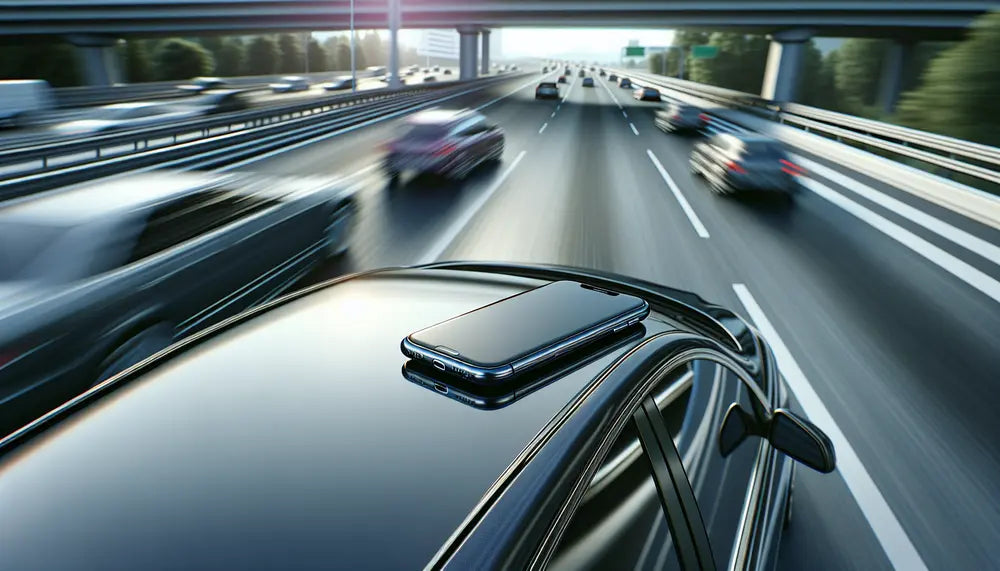 Auf dem Auto-Dach vergessenes iPhone löst Großeinsatz auf der A44 aus